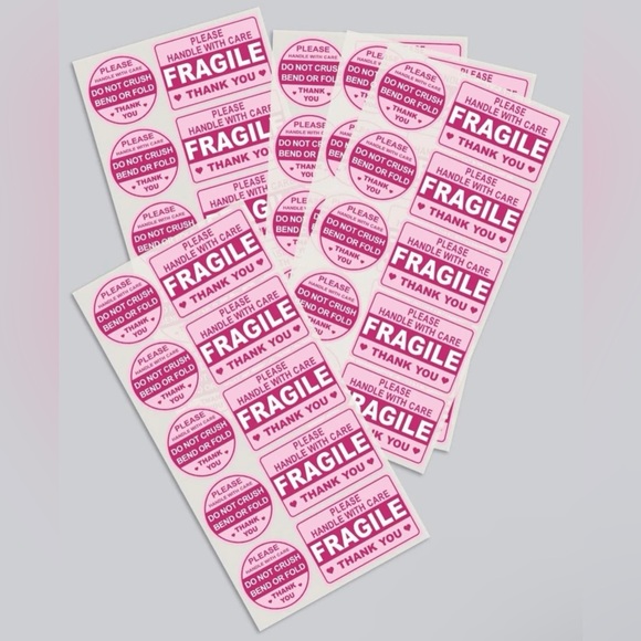 Office | 10 Piece Fragiledo Not Crush Stickers | Poshmark
